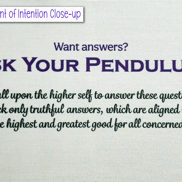 The Ultimate All-in-One Pendulum Cloth Mat - Includes 7 Pendulum Chart ...